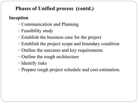 Unit I Unified Process And Use Case Diagrams Ooad Ppt