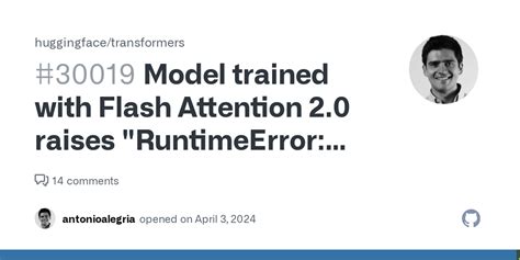 Model Trained With Flash Attention 20 Raises Runtimeerror Query And Key Must Have The Same
