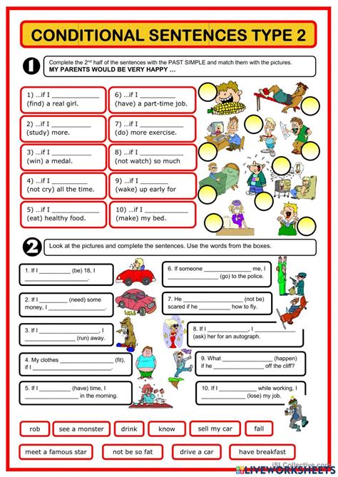 Second Conditional Online Exercise For Live Worksheets
