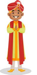 Indian Groom Cartoon Character Royalty Free Vector Image