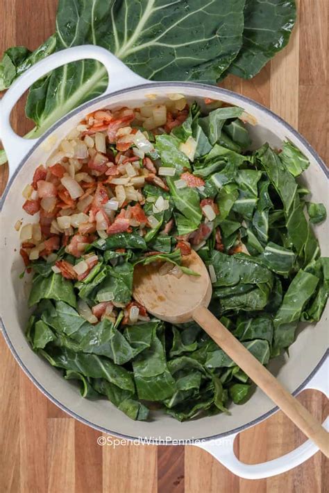 Collard Greens Easy Southern Inspired Recipe Spend With Pennies