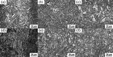 The Microstructures Of Steels A And B After Different Heat Treatment Download Scientific