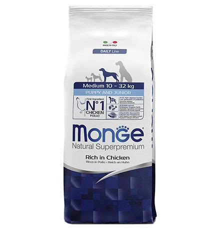 Monge Dog Medium корм для щенков средних пород весом 12 гр, купить в ...