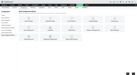 grouping network elements manageengine opmanager