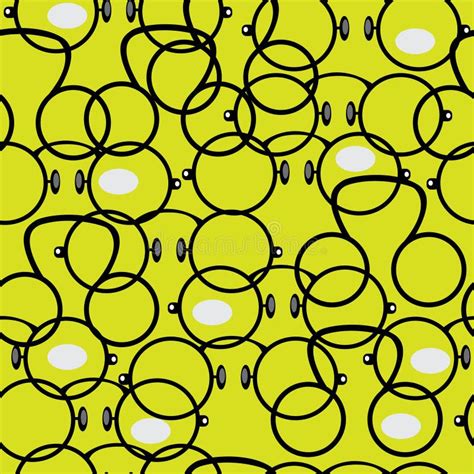 Seamless Pattern Retro Glasses Stock Vector Illustration Of Silhouette Black 31854966