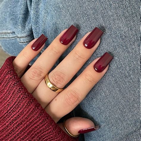 14 Burgundy Chrome Nails Ideas Thrivenaija