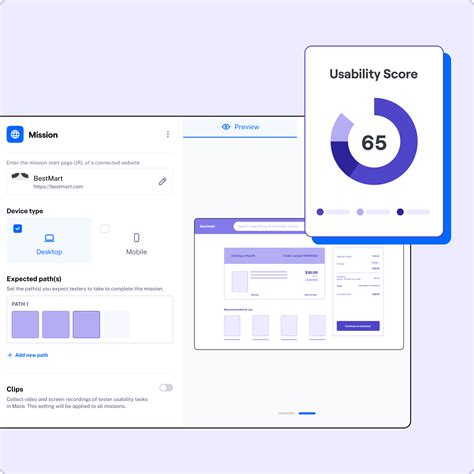 website testing measure usability in true to life scenarios