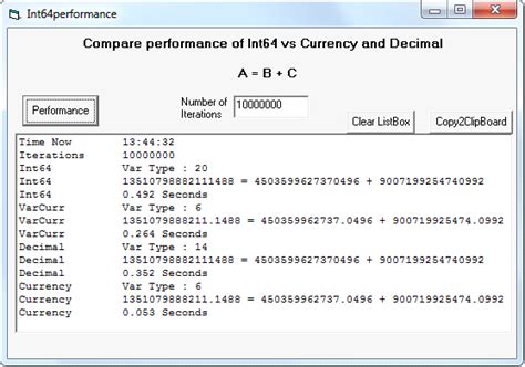 why is 64 bit integer slower than currency calculations vbforums