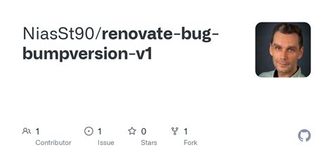 GitHub NiasSt Renovate Bug Bumpversion V