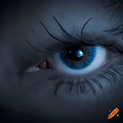Dark Blue Iris Eye