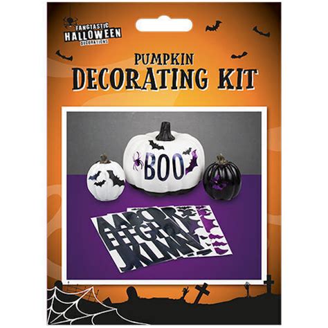 Pumpkin Decorating Sticker Kit Evelay