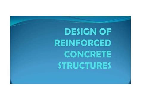 Design Of Rcc Structures Note Pdf Civil Engineering Industry Industries