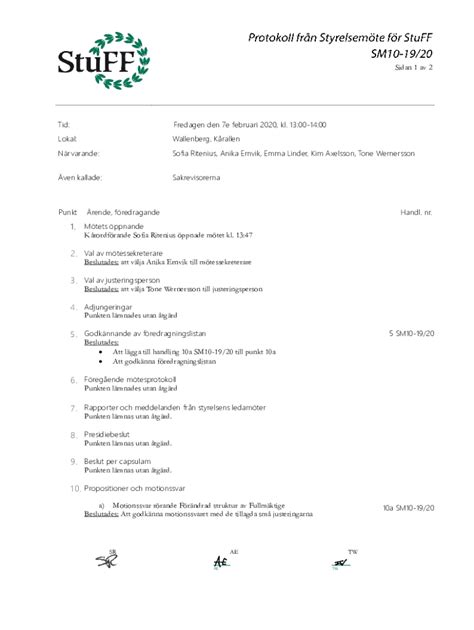 Fillable Online Wallenberg Krallen Nrvarande Sofia Ritenius Anika Fax Email Print Pdffiller