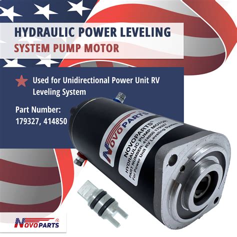 179327 Hydraulic Power Leveling System Unit Pump Motor For Rv 414850