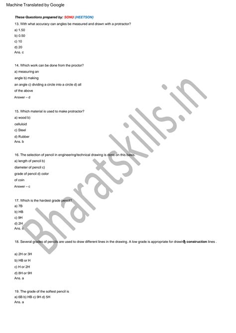 SOLUTION Engineering Drawing Mcq Studypool
