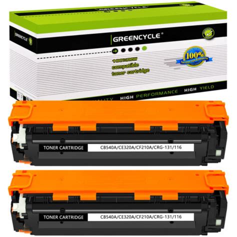 2pk Crg131 Toner Bk Fit For Canon Imageclass Mf628cw Mf8050cn Mf8030cn