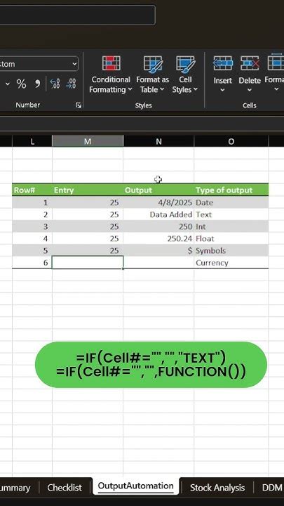 Productivity Hack Simple Excel Cell Automation Explained Spreadsheet Exceltips