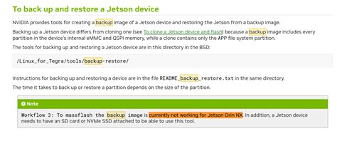 Workflow Fail To Make The Massflash Backup Image Device Is Orin Nx Gb Jetson Orin NX