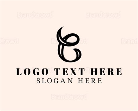 Fancy Script Business Logo Brandcrowd Logo Maker