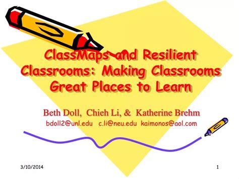 Ppt Classmaps And Resilient Classrooms Making Classrooms Great
