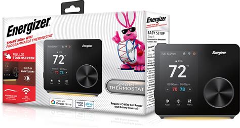 Energizer Smart Thermostat Programable Wi Fi Thermostat 5ghz And 24ghz