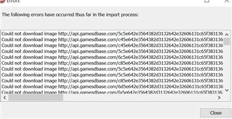 whole load of gamesdbase errors page 2 troubleshooting launchbox