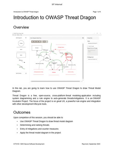 X04 Owasp Threat Dragon 2023 Pdf Application Software Vertex Graph Theory