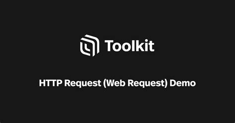Request Web Request Demo Spatial Creator Toolkit