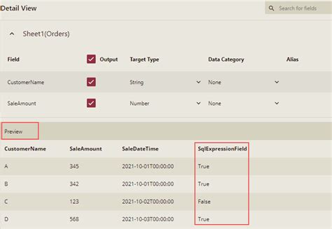 Add Sql Expression Field Wyn Documentation
