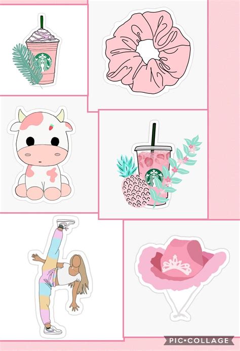Preppy 🌸 🌼 Summer Cute Coloring Pages Cute Drawings Ariel Coloring