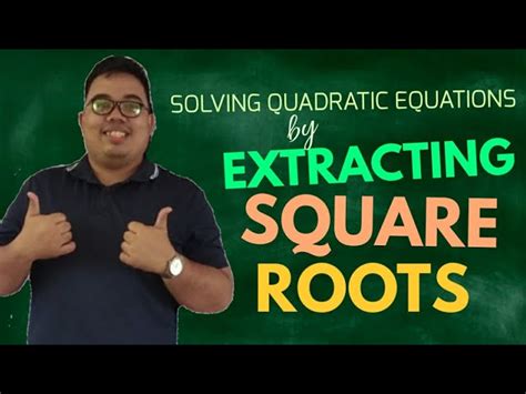 Solving Quadratic Equation By Extracting Square Roots Calculator
