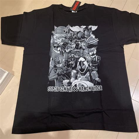 スーパー戦隊 仮面ライダー Tシャツ プレミアムバンダイ Lサイズ 未使用 メルカリ