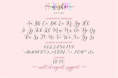 Misha Hiptone Font Script Font Handwritten Font Swash Font Tail