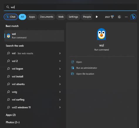 Container WSL