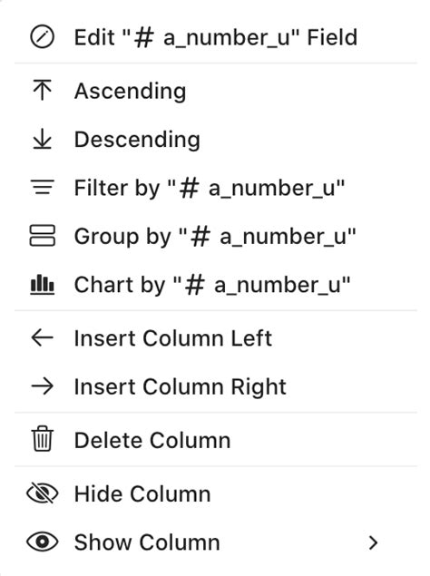 Studioss Number Col Menu Filemakerhacks
