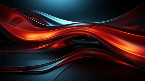 Premium Ai Image Abstract Background With Red Lines Generative Ai