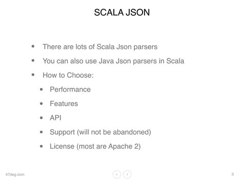 Scala Json Features And Performance Pdf