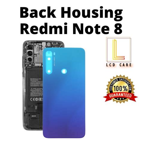 Redmi Note Phone Back Battery Cover Housing Replacement Shopee Malaysia
