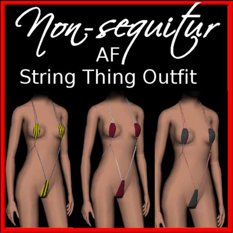 Af String Thing Outfit The Sims 3 Loverslab