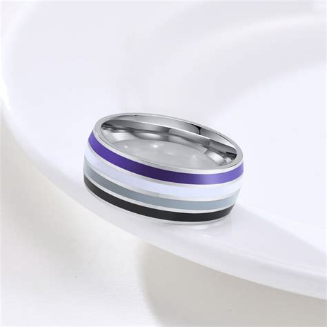 Asexual Pride Ring Queer In The World The Shop