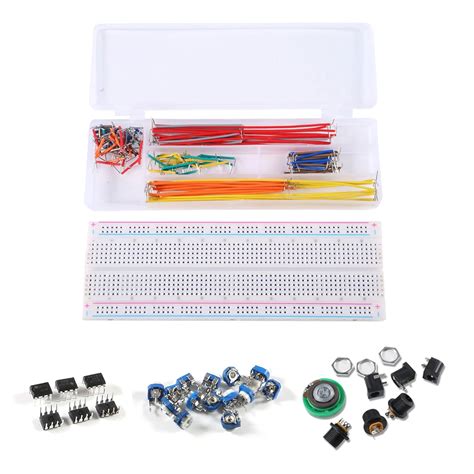 ALAMSCN Kit de componentes electrónicos piezas para Arduino Raspberry Pi STM con