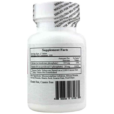 Pyridoxal 5 Phosphate, Ecological Formulas