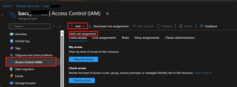 granting list only permissions for users in azure storage account using