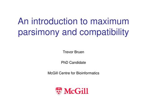 Ppt An Introduction To Maximum Parsimony And Compatibility Powerpoint Presentation Id 147957