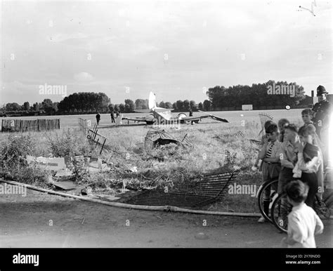 Plane Makes Forced Landing On London Sports Ground A Twin Engined Six Feet Console Aircraft