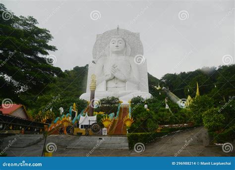 The Largest Sitting Outdoor Buddha In Thailand At Tham Khao Prang