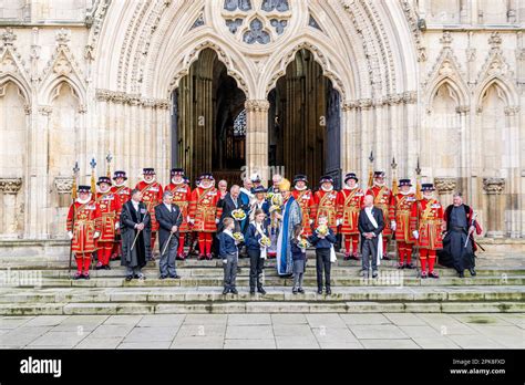 King Charles III and the Queen Consort attending the Royal Maundy ...