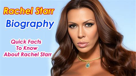 Rachel Starr Biography Professional Career Actress Popular Actresses