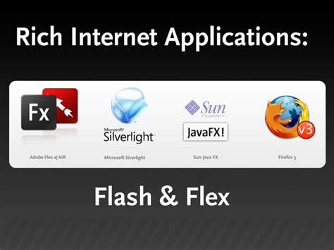 Flash Flex And Air A Brief Survey Ppt
