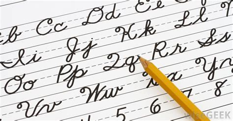 Read The Handwriting On The Wall Why We Shouldnt Kill Off Cursive In